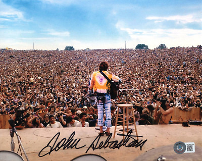 JOHN SEBASTIAN HAND SIGNED 8x10 COLOR PHOTO+COA BEST POSE EVER AT ...