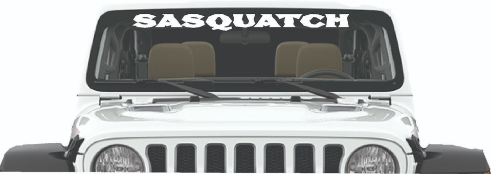 Sasquatch Decal Stickers Wife Girl Offroad 4x4Hunt Turbo Truck Lift Mud ...
