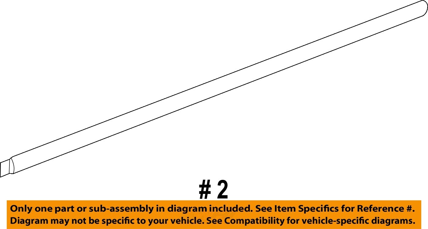 GM OEM 14-19 Sierra 1500 Front Door Exterior Trim-Body Side Mldg ...