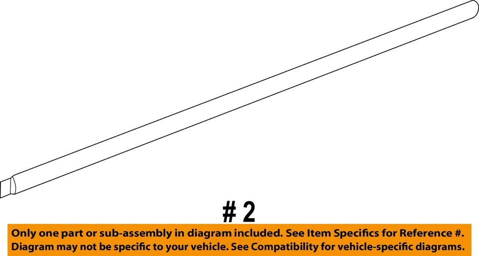 GM OEM 14-19 Sierra 1500 Front Door Exterior Trim-Body Side Mldg ...