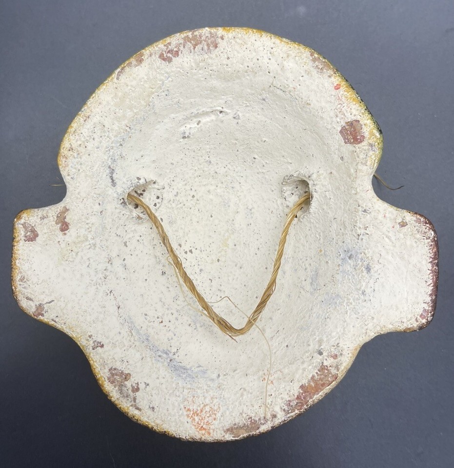 Aztec Mayan Inca Tribe Clay Warrior Mask Wall Art PreOwned | eBay