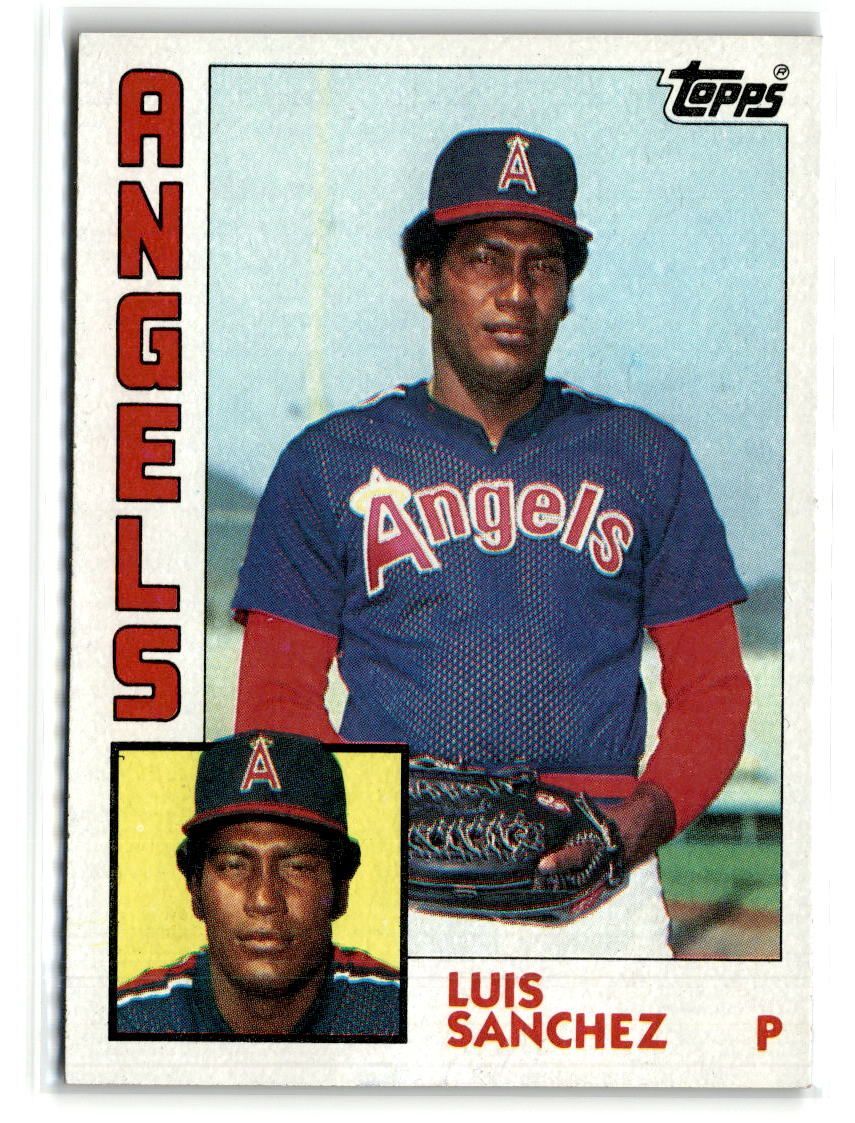 1984 Topps BASEBALL #258 Luis Sanchez California Angels | eBay