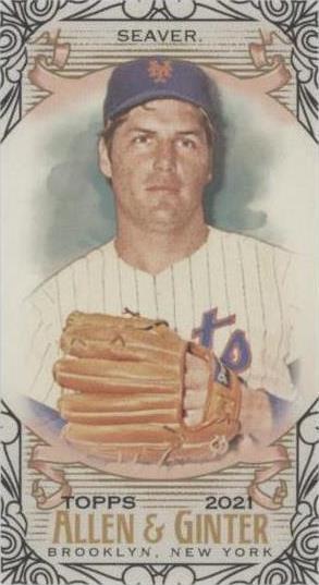 2021 Topps Allen & Ginter's - Tom Seaver #150 Mini Black Border for ...