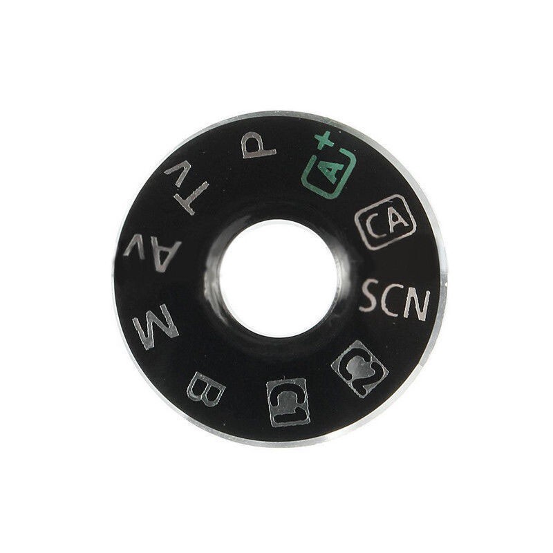 Camera Dial Mode Interface Cap Plate Replacement Black For Canon EOS 6D ...