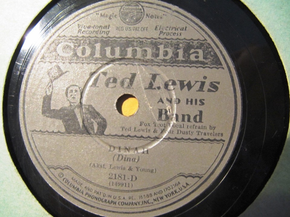 1930 TED LEWIS PICTURE Lb Lonesome Road DIXIE FOUR JUBILEE SINGERS ...