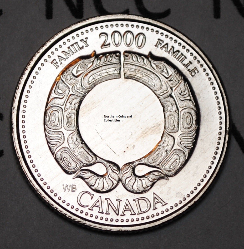 Canada 2000 August Family 25 cents UNC Millenium Series Canadian ...