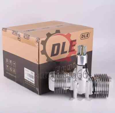 DLE 111CC Two Stroke Side Exhaust Gasoline Engine W/ Electric Ignition ...