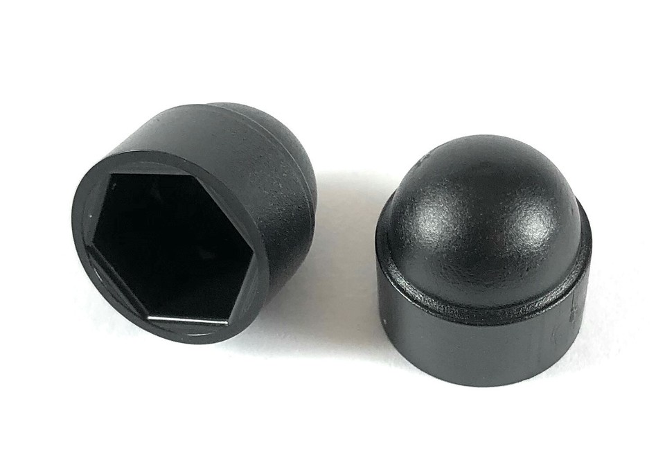 M5 M6 M8 M10 M12 M16 Plastic Dome Nut Protection Cap Covers TRADE PACK ...