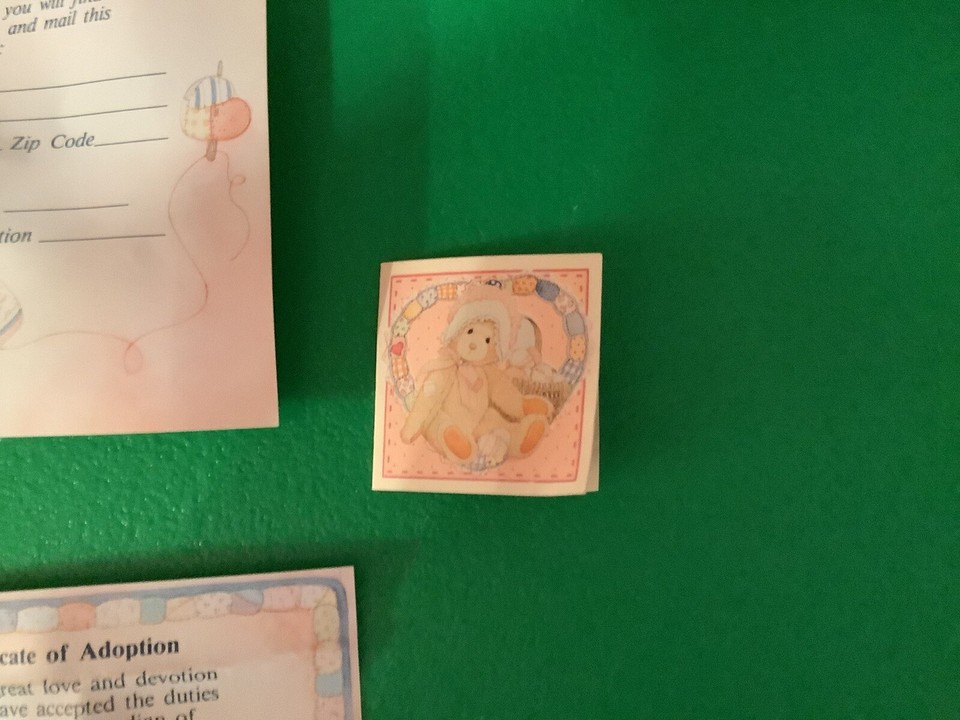 vintage cherished teddies 1991 Mandy - With Box & Adoption Papers | eBay