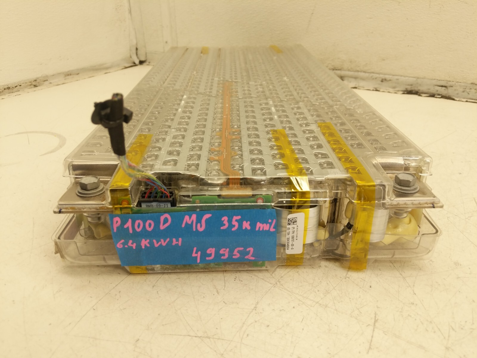 Tesla Model S MS P100D 6.4kWh High Voltage Battery Module THT J2 (35K ...