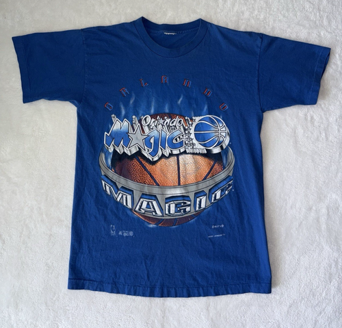 Vintage 90s Orlando Magic Shirt Mens Medium Single Stitch NBA ...