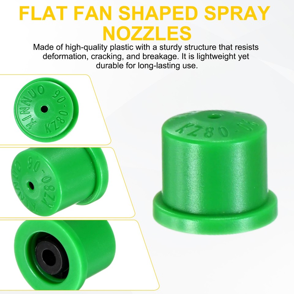10-Pack Plastic Hollow Cone Sprayer Nozzle Tips [Green, 1.5mm Pore] | eBay