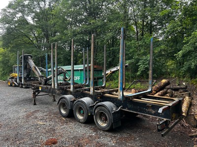 timber trailer Sdc Kesla crane | eBay UK