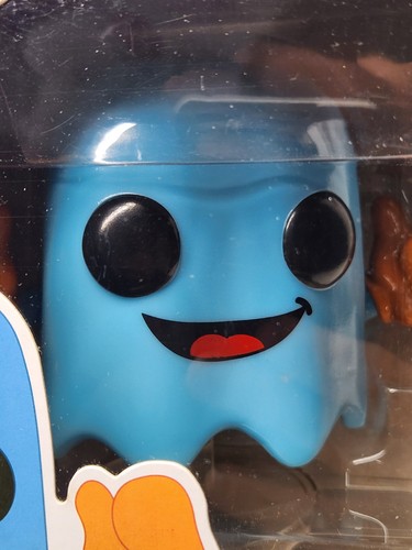 Funko Pop! Games Pac-Man 84 Inky Blue Ghost Vinyl Figure ~ DAMAGED ...