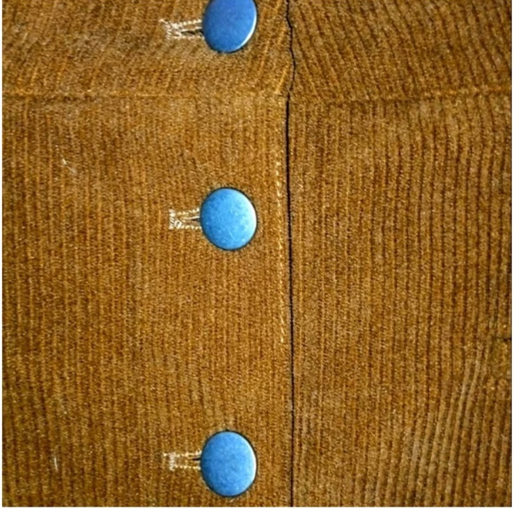 Bagatelle Womens Skirt Brown Corduroy Mini with Pockets Front Buttons ...