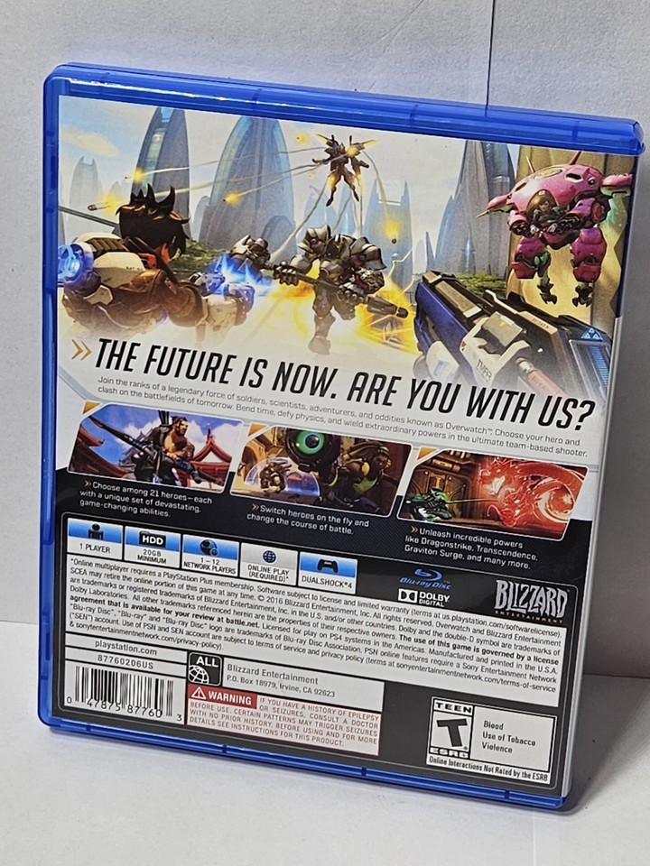 Noire Widowmaker Insert Overwatch Origins Edition Sony PlayStation 4 ...