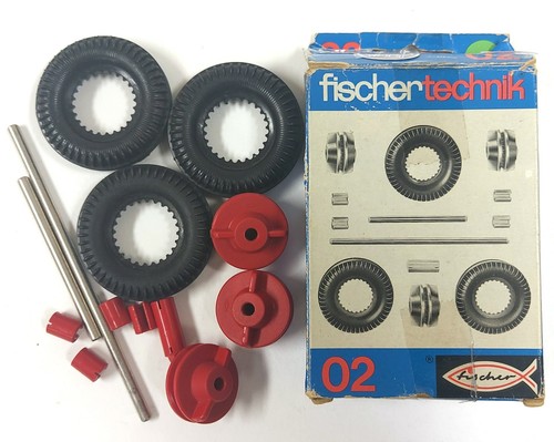 Vintage Fischertechnik 02 Parts Spares Complete 1967 W. Germany 30002 ...