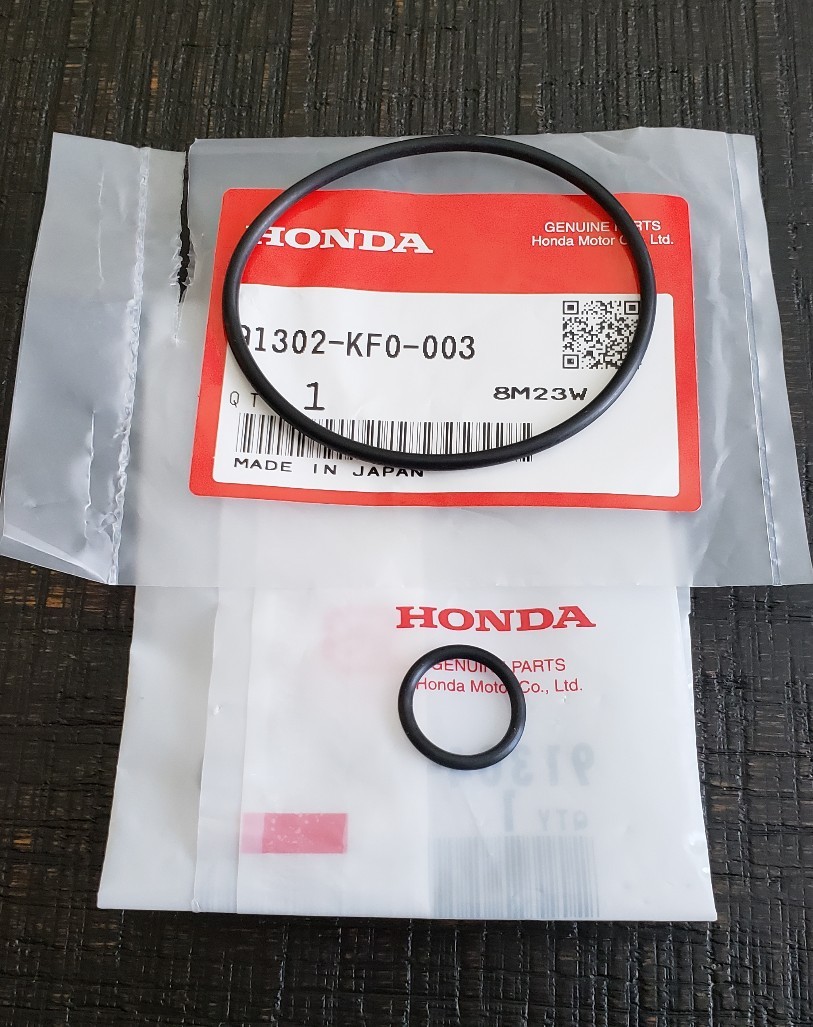 Honda Oil Filter Cover Sealing O-Ring Set OEM TRX350 Rancher | eBay