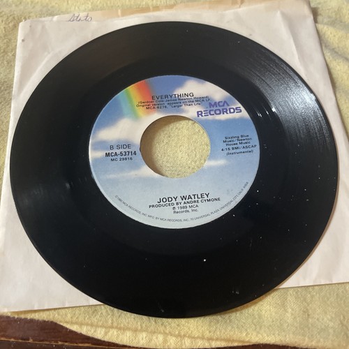 Jody Watley, Everything ~ 1989 MCA 45 +sleeve | eBay