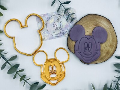 Mickey Mouse - Fondant Icing Cookie Cupcake Stamp / Embosser / Cookie ...