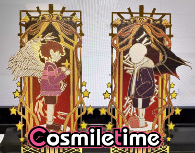 Anime Undertale Sans Asriel Frisk Papyrus Metal Bookmark Cosplay ...