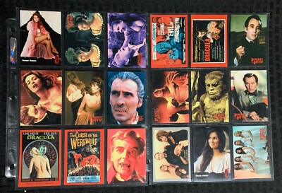 1995 HAMMER HORROR Trading Card LOT of 18 Cornerstone (Grade 9.0-9.5 ...