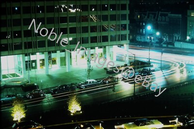 1966 Washington DC Street Long Exposure Lights T at Connecticut ...