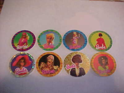 Barbie Pogs Canadian Exclusive Mixed Barbie Vintage Pink Box Lot of 8 ...