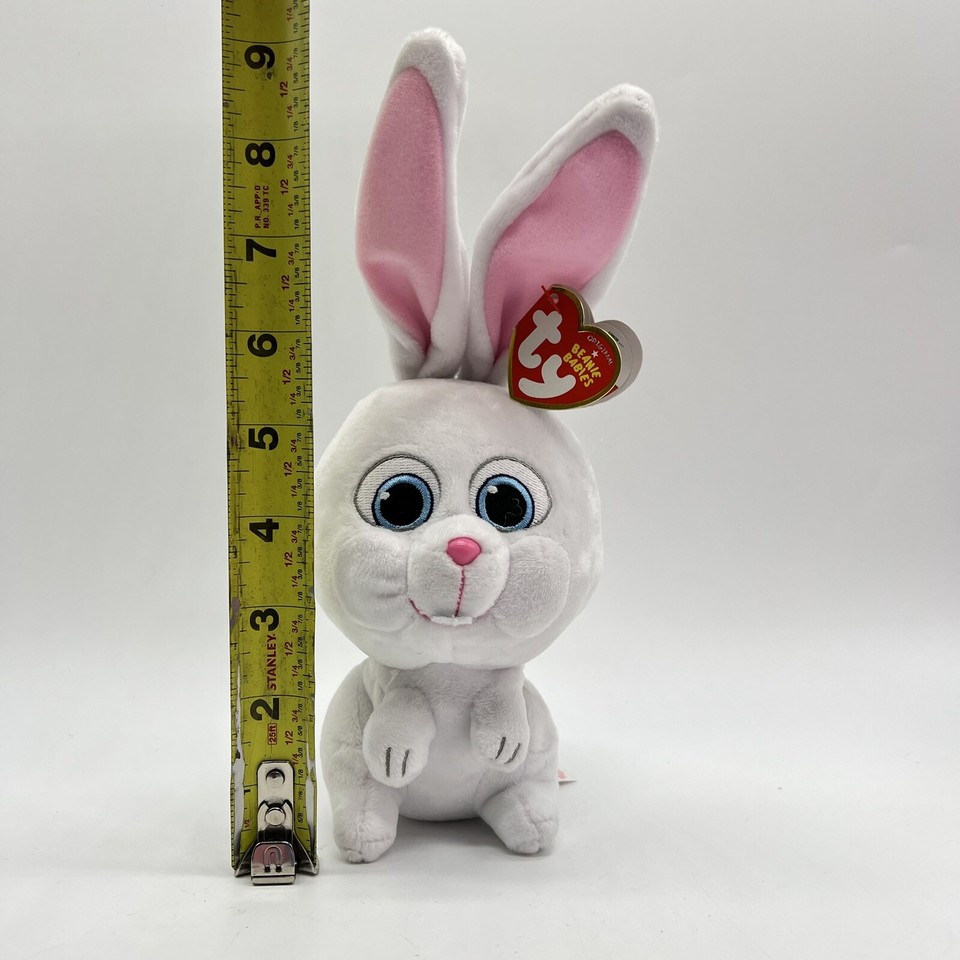 Ty Beanie Baby Snowball the Rabbit Secret Life of Pets New w Tags ...