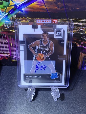 BLAKE WESLEY 🔥 2022-23 Panini Donruss Optic Autograph On Card And ...