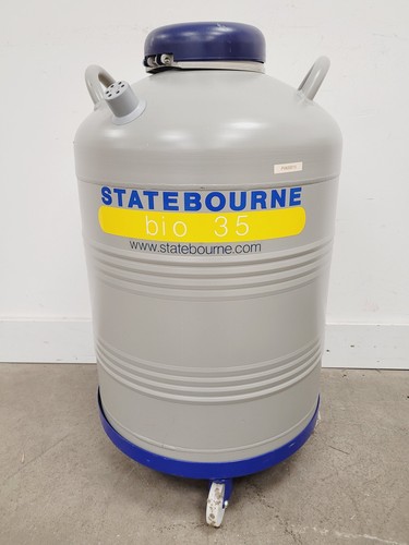 Dewar À Azote Liquide Bio 35 Statebourne Et Chariot De Laboratoire | eBay