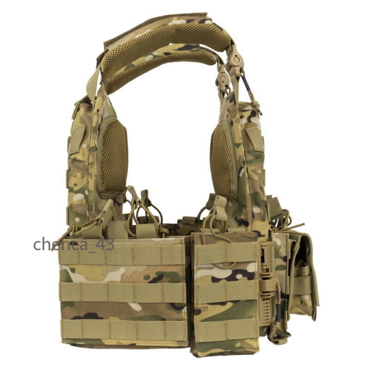 Tactical Vest Bulletproof Chest Rig Outdoor Multi Lightweight ...