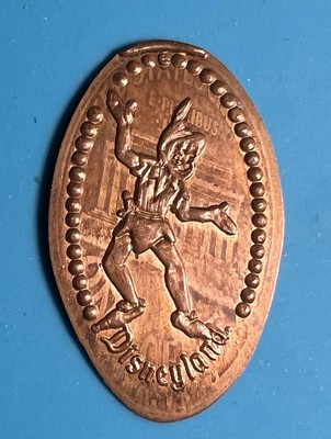 Elongated Penny (Peter Pan: Disneyland) *Pressed on 1974-D Penny* | eBay
