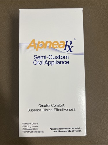Apnea Rx Semi Custom Oral Appliance Sleep Mouth Guard New | eBay