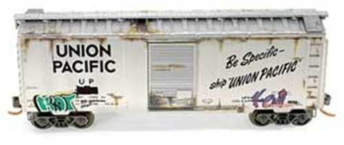 N MICRO TRAINS 020 44 756 UP Union Pacific 40' Single Door Boxcar ...
