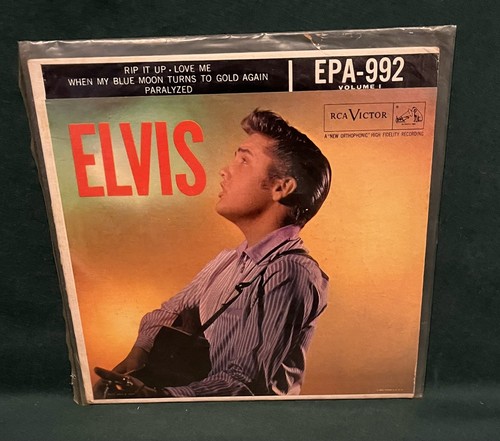 Elvis Presley RCA EPA-992 Rip It Up Vol 1 EP W/ Baggy 1956 NM Original ...