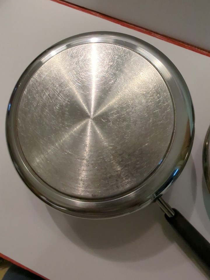 Revere Ware 1 1/2 Qt Sauce Pan w/Lid Stainless Steel Disc Bottom USA | eBay