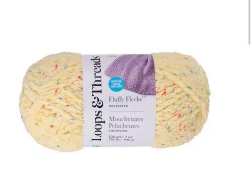 LOPPS AND THREADS FLUFFY FLECKS. YELLOW | eBay