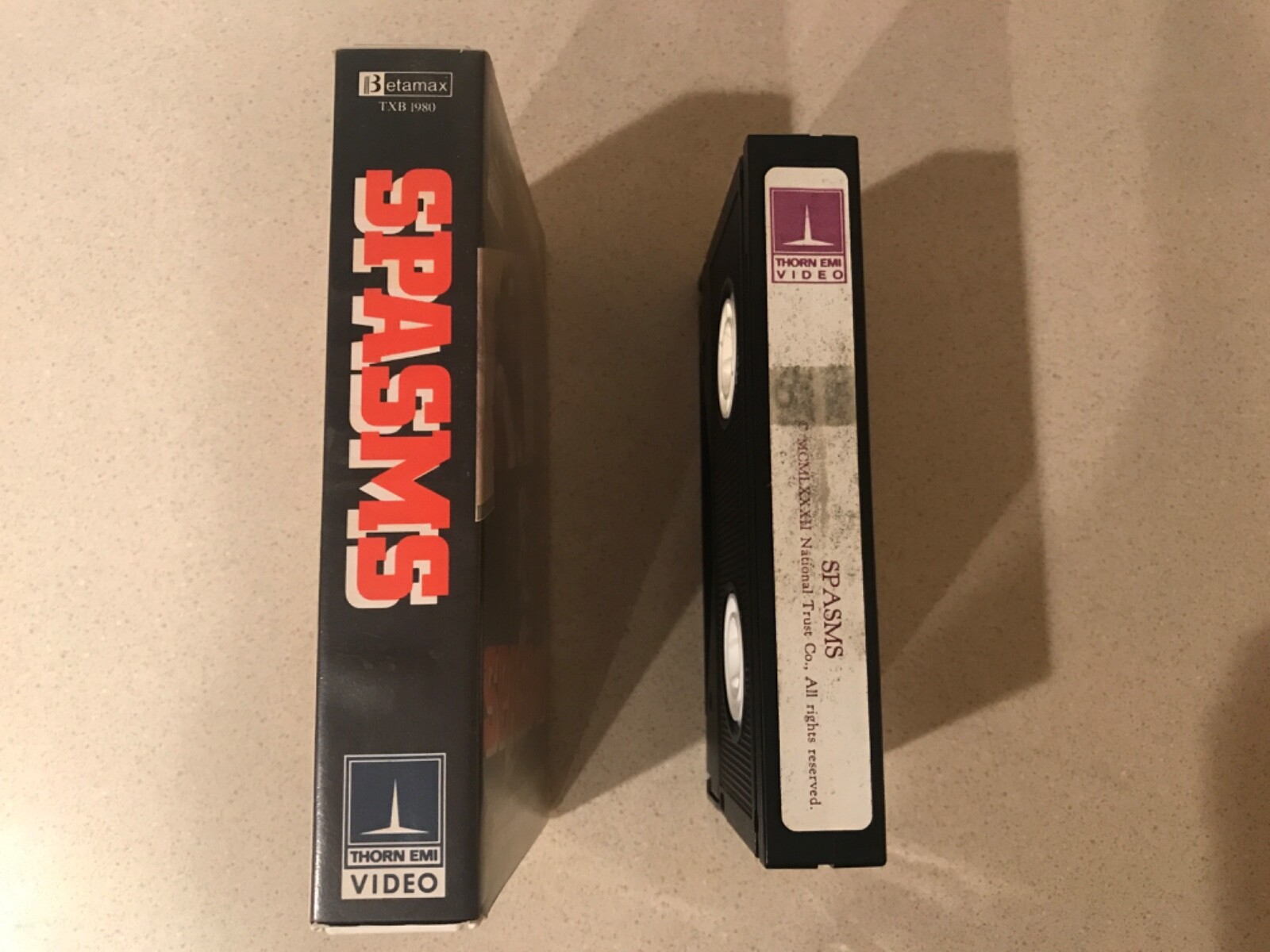 Spasms (BETA, Thorn EMI Hard Case) Peter Fonda, Oliver Reed, Kerrie ...