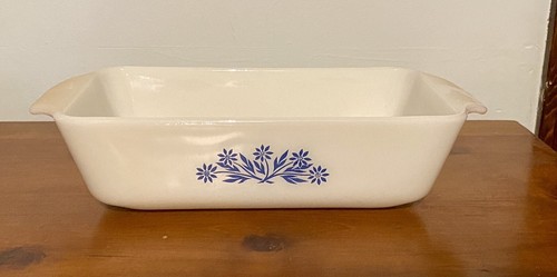 Fire King Pyrex Cornflower Blue Load Pan | eBay