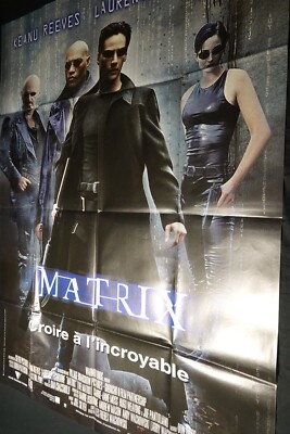 MATRIX ! Wachowski / Keanu REEVES affiche cinema 1999 | eBay
