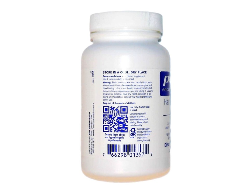 PURE ENCAPSULATIONS HAIR SKIN NAILS ULTRA BIOCELL COLLAGEN 60 CAPS EXP ...