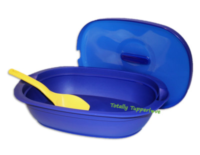 Tupperware Legacy Rice Server 7.25 Cup Dish + Serving Spoon Essentials ...