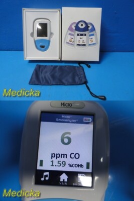 2017 CoVita Micro+ Smokerlyzer CarbonMonoxide (CO) Monitor Breath ...