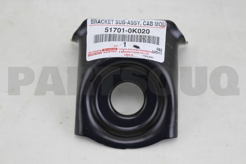 517010K020 Genuine Toyota BRACKET SUB-ASSY, CAB MOUNTING, NO.1, RH/LH ...