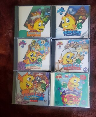 Freddi Fish 1, 2, 3, 4, 5 and Maze Madness all New | eBay