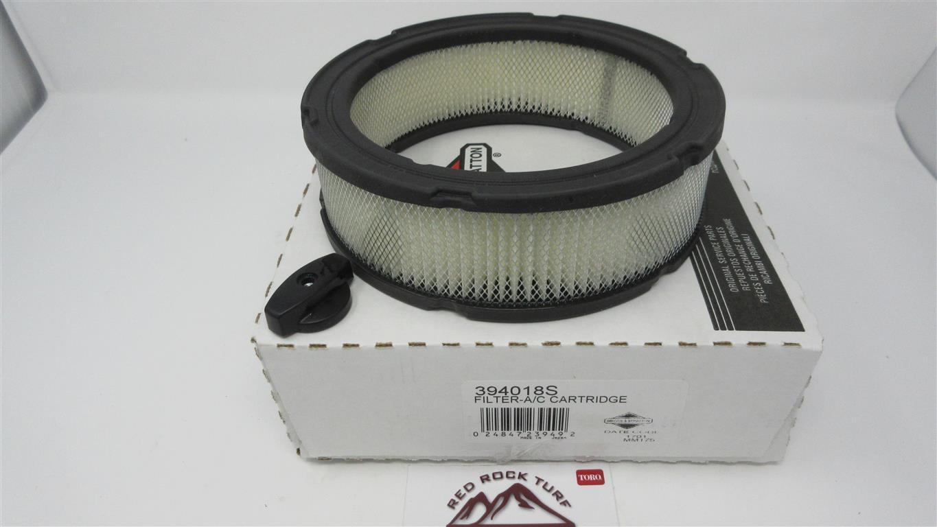 Genuine Briggs & Stratton 394018S Round Air Filter V-Twin Vanguard | eBay