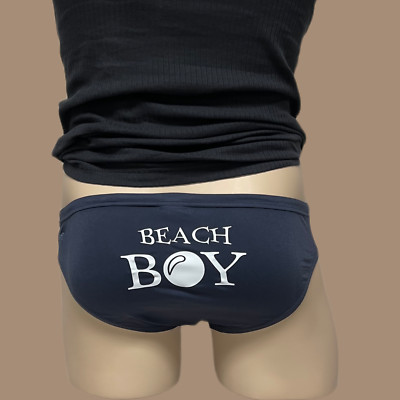 H.E.Arts BEACH BOY logo custom print Speedo Men blue Endurance swim ...