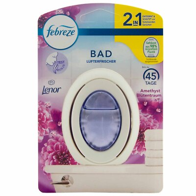 Febreze Bad Air Freshener Amethyst Dream 1 x 7.5ml Up to 45 Days ...