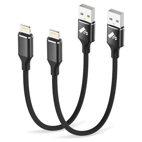 Lightning Cable 2Pack 0.3M Short Iphone Charger Cable Mfi Certified ...